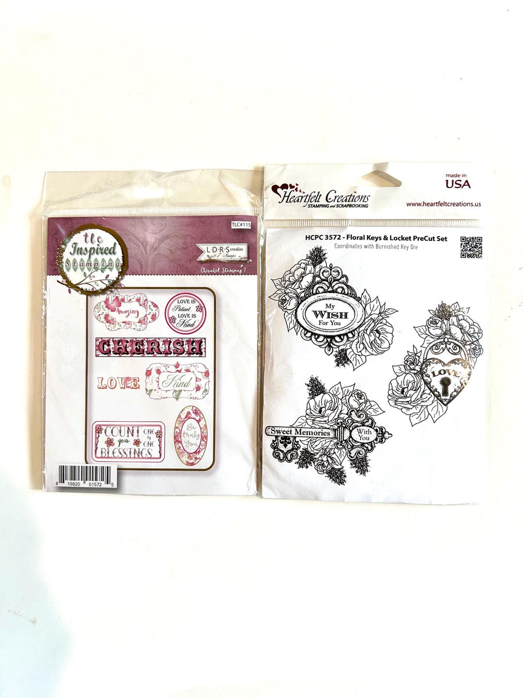 Heartfelt Creations Romantic Stamp Sentiments Love Valentines Fancy ...