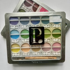 Pebble Inc Chalk Sets Pastels and Earth Colors Set of 2 Palettes ...