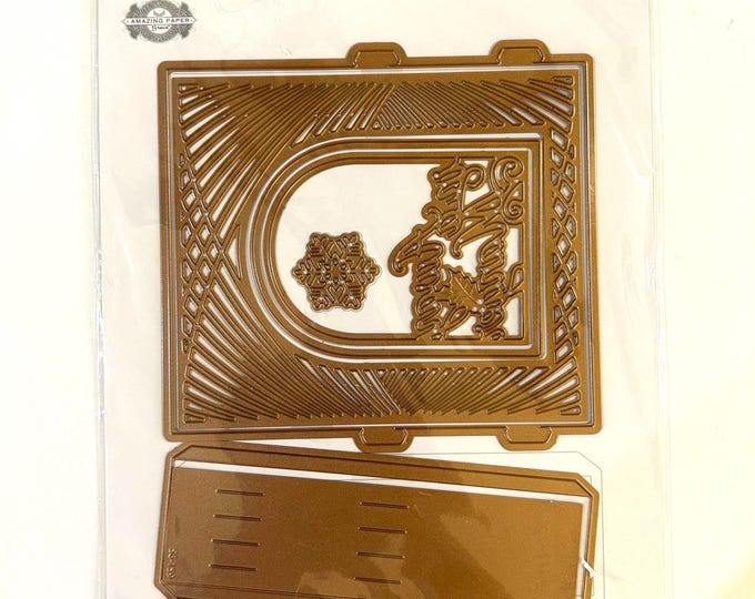 Spellbinders 3 D Card Die Cutter Grand Christmas Lattice Arch Set of 7 ...