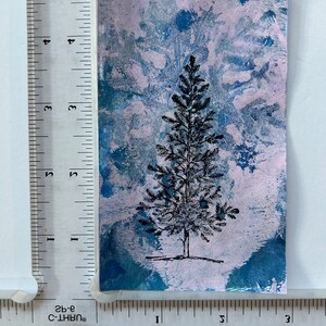 GELLI PRINTS Winter Abstract Index Cards Setof 20 Handprinted UNIQUE ...