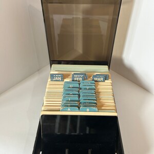 Large Rolodex - Etsy