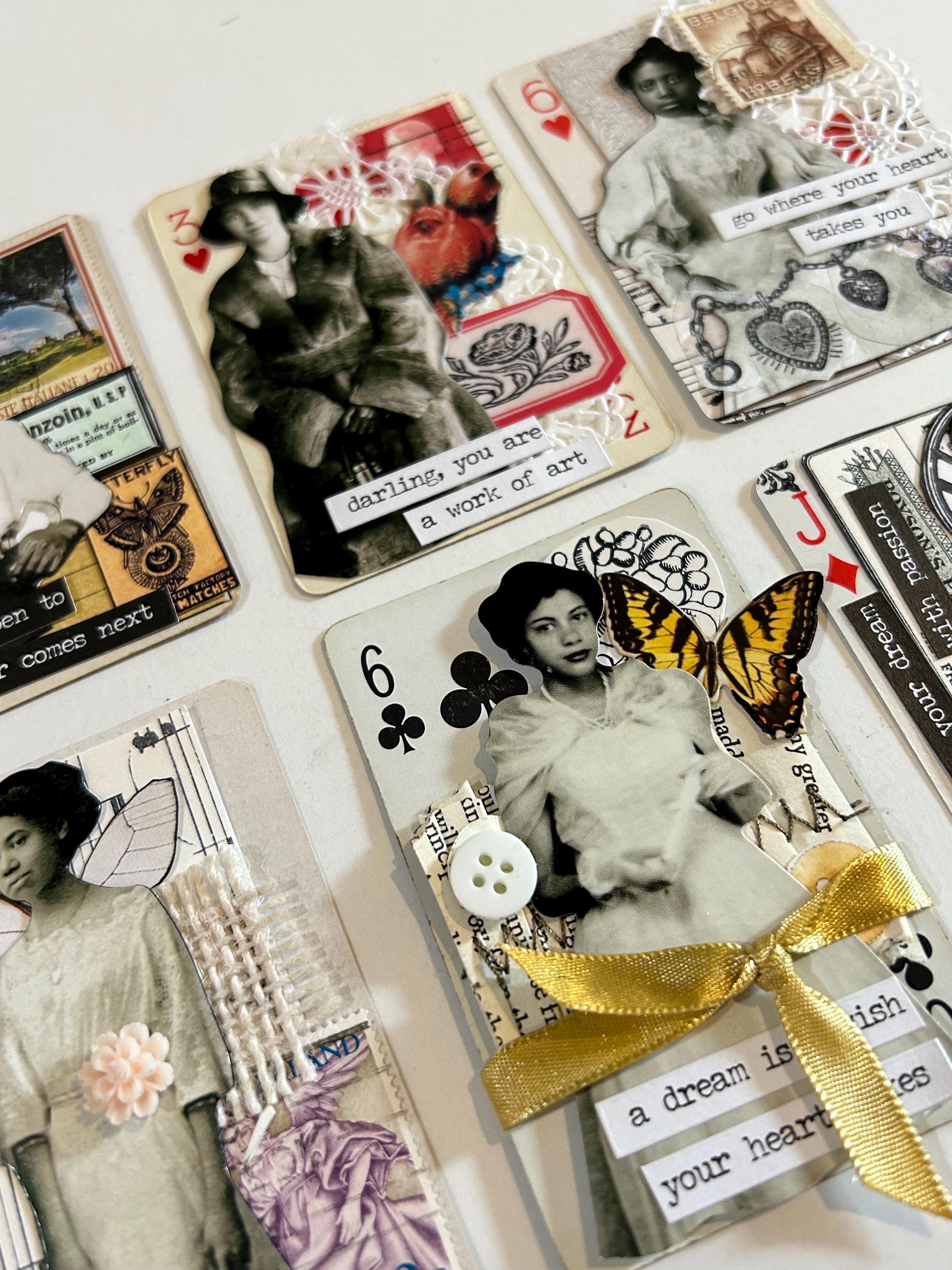 Artist Trading Cards ATC Mini Collage Vintage Inspired Ephemera ...