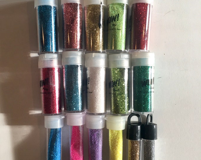 Stampendous, Frantage, Crushed Glass Glitter, Chunky Glitter, Red ...