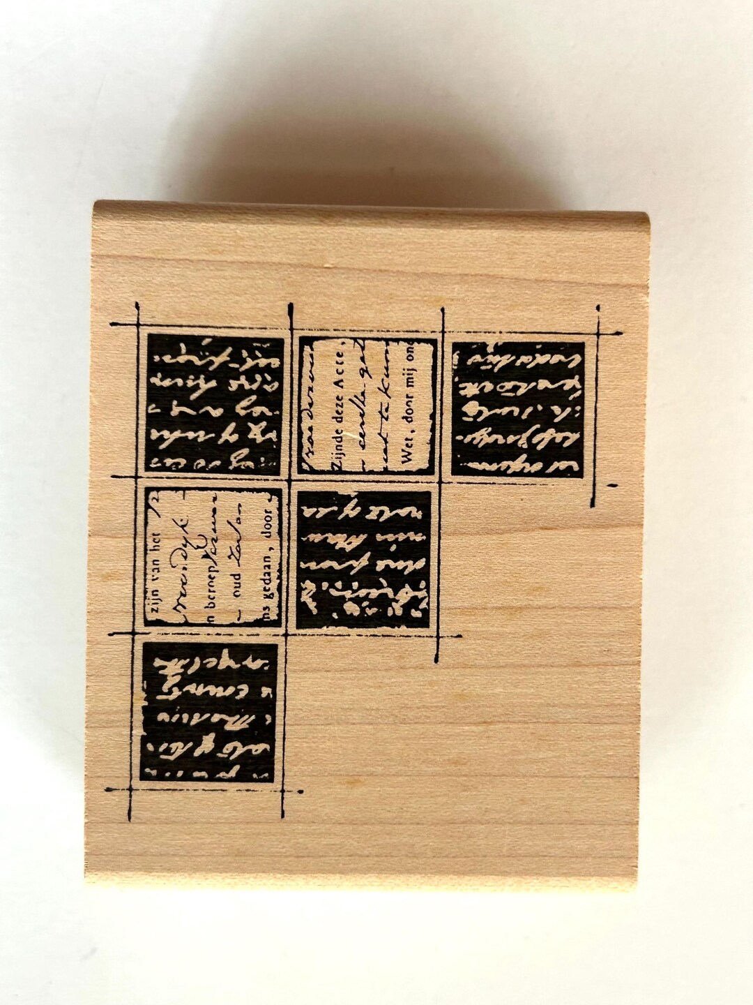 Stampers Anonymous Corner Decorative Border Red Rubber Stamp K1670 Card ...