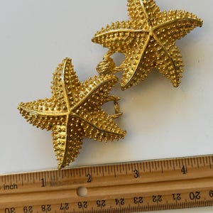Vintage Starfish Gold Tone Belt Buckle 2 Pieces DIY Belt Coastal Women ...
