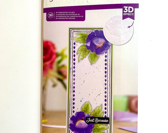 Gemini 3D Embossing Folder Elegant Flourish Flower Embossing Folder ...