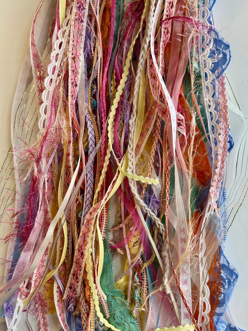 Ribbon Assortment 35 Yards Pastel Colors Gross Grain Satin Fibers ...