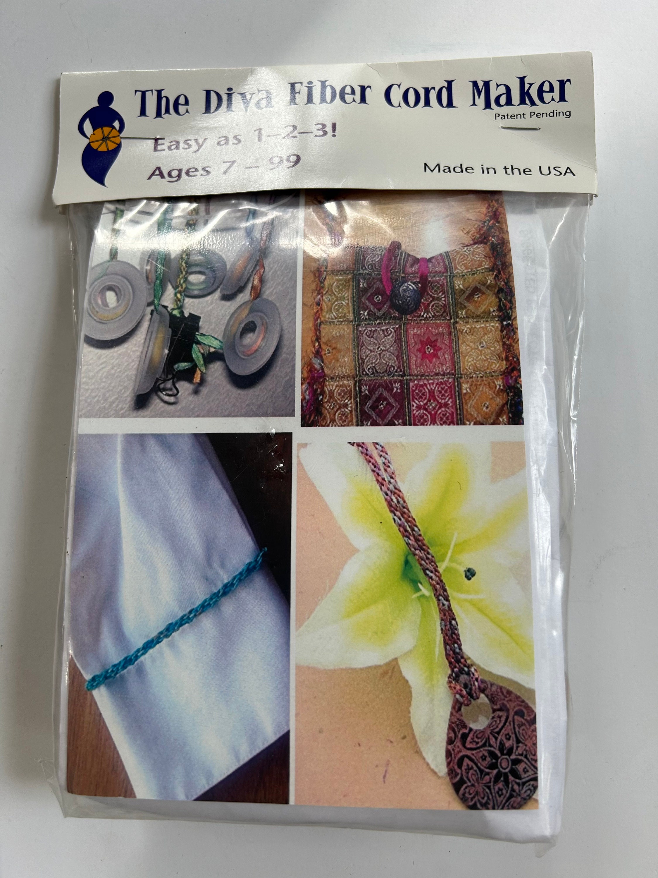 The Diva Fiber Cord Maker Belt Maker Jewelry Maker Fiber Arts Hair ...