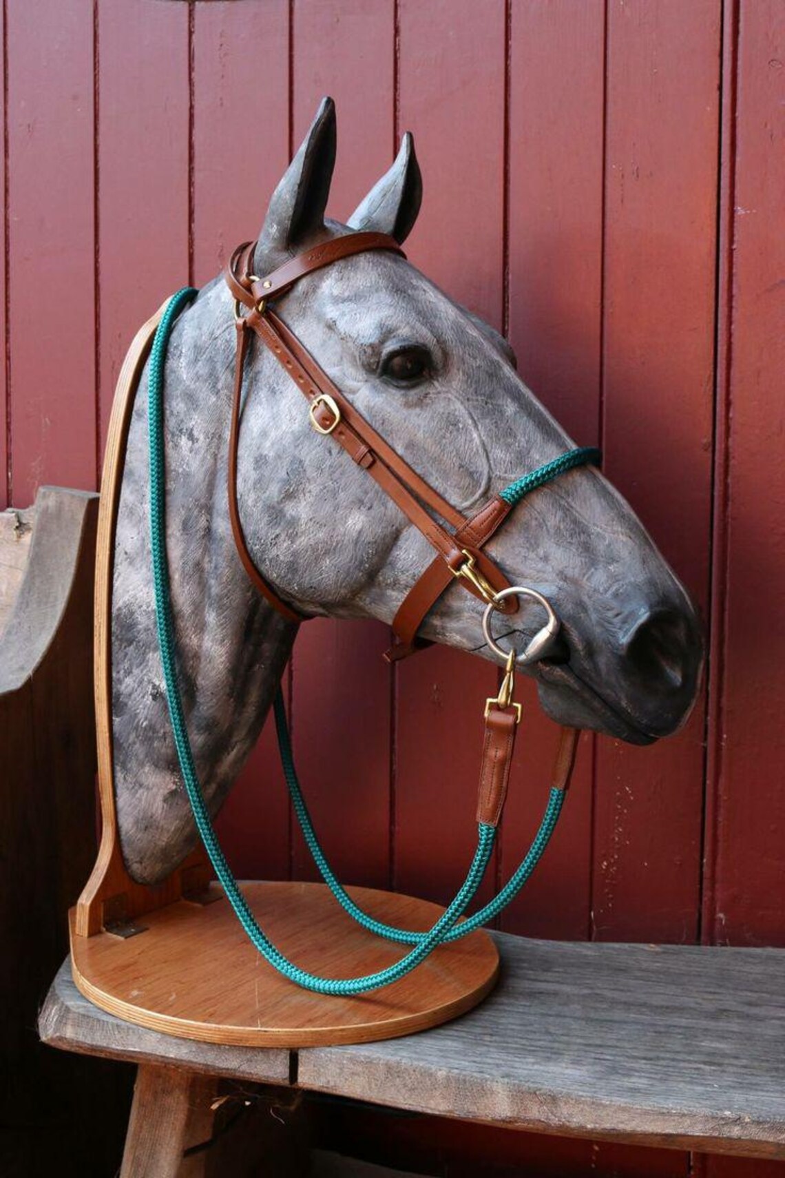 Bitless Sidepull Bridle | Western Leather Rope Hackamore | Bitless ...