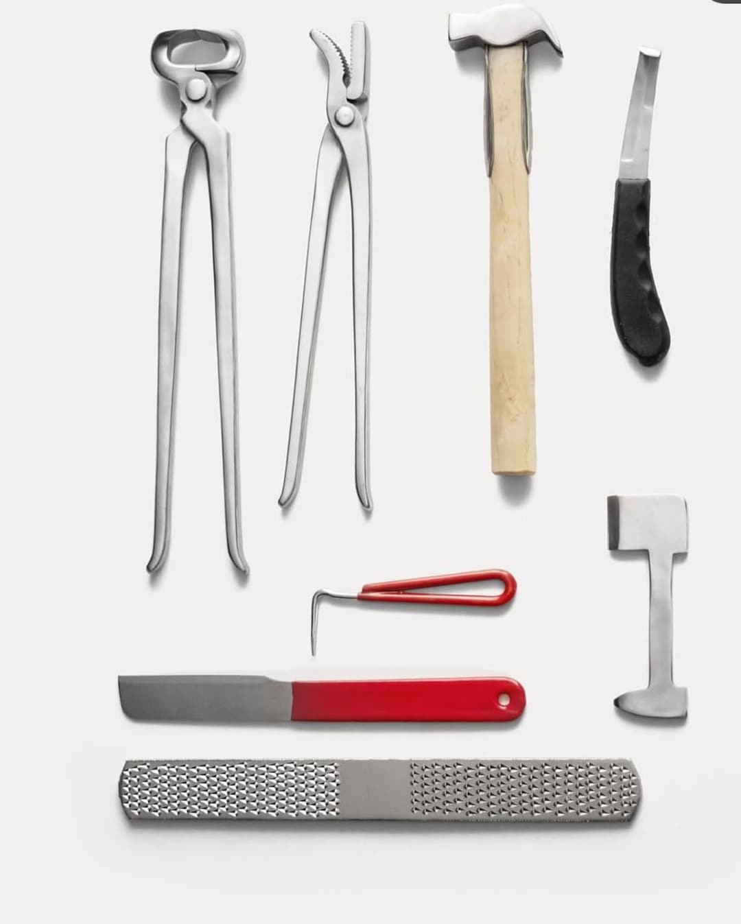 Farrier Tool Kit: 10-piece Hoof Trimming Set With Case - Etsy