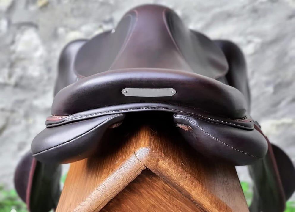 Handmade Jump Saddle | English Riding Saddle | Padded Leather Saddle ...