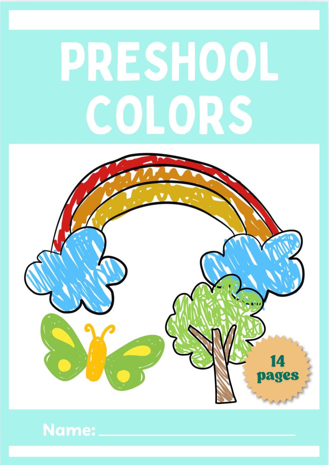 Preschool Worksheets Printable | ABC 123 Tracing | Shapes & Colors ...