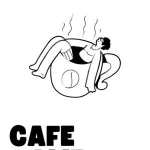 Modern Fun Coffee Shop Menu - Editable Canva Template, Bold Café ...