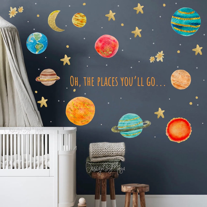 Solar System Decal - Etsy
