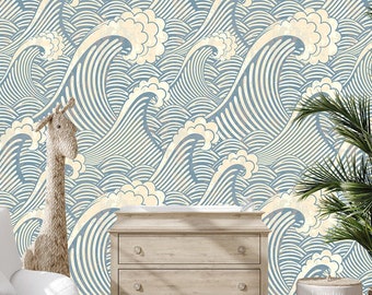 Abstract Wave Wallpaper - Etsy