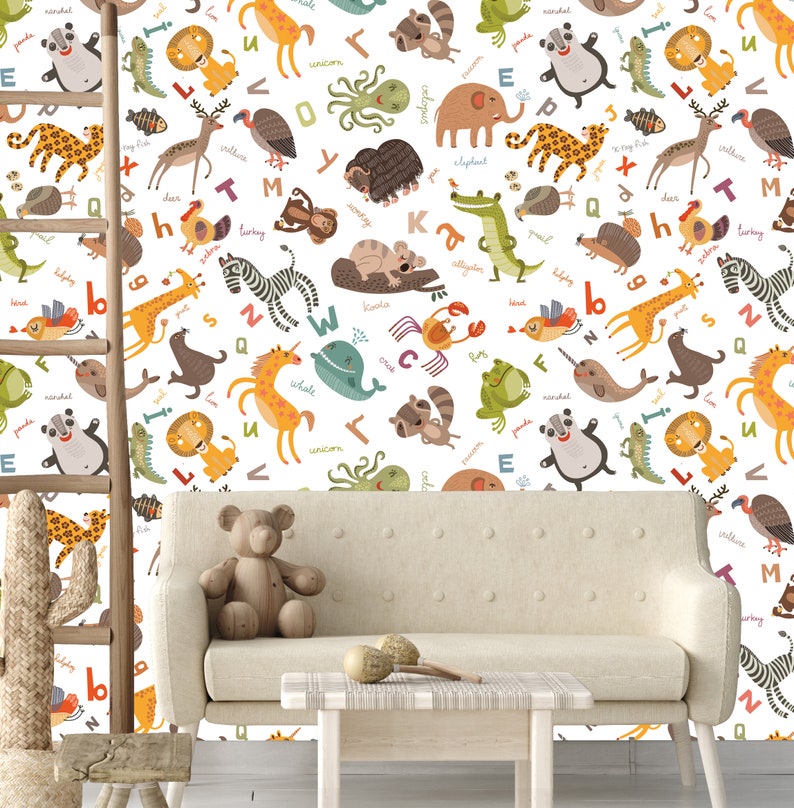 Math Equations Wallpaper, Minimalist Nursery Decor, Peel and Stick - Etsy