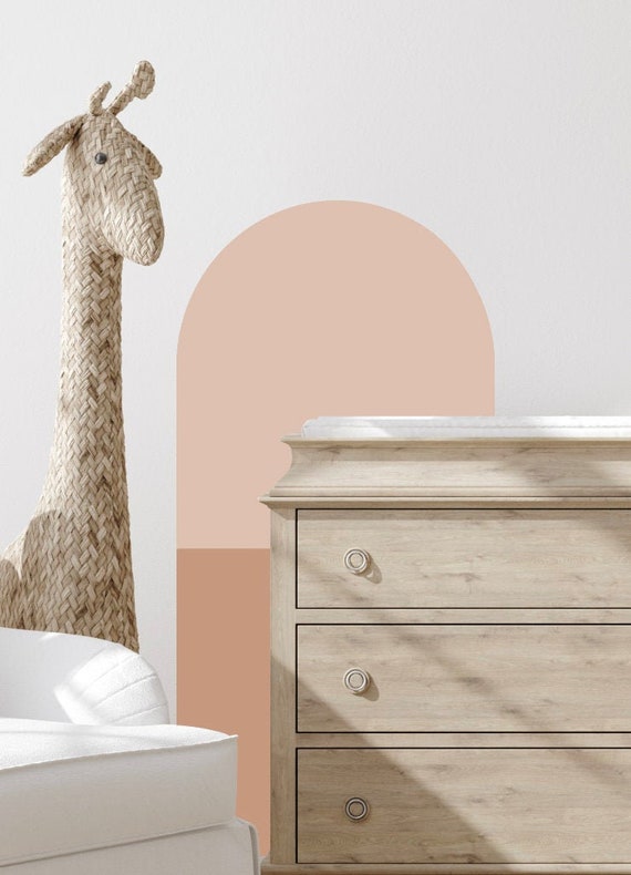 Earth Tones Wall Decals Boho Wall Stickers Arch Wall Decals - Etsy