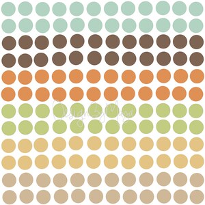 Rainbow Confetti Polka Dot Wall Decals: Kids Room Decor - Etsy