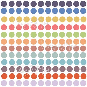 Mixed Colors Confetti Polka Dot, Wall Decals Kids Room, Nursery Wall ...