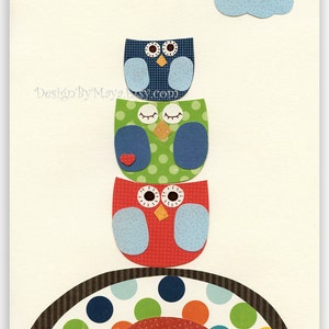Kids Wall Art Nursery Art Print Nursery Alphabet Nursery Owls Elephants ...