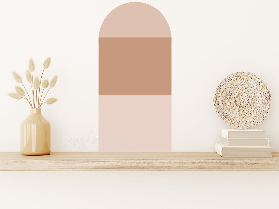 Arch Wall Decals Earth Tones Wall Decals Boho Wall Stickers - Etsy