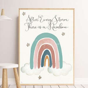 Kids Room Wall Art, Play Room Decor, Rainbow Print, Baby Room Decor ...