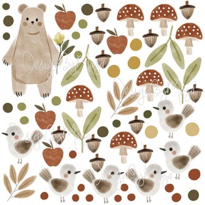 Wilderness Theme, Where the Wild Things, Kids Room Wall Decal, Pine ...