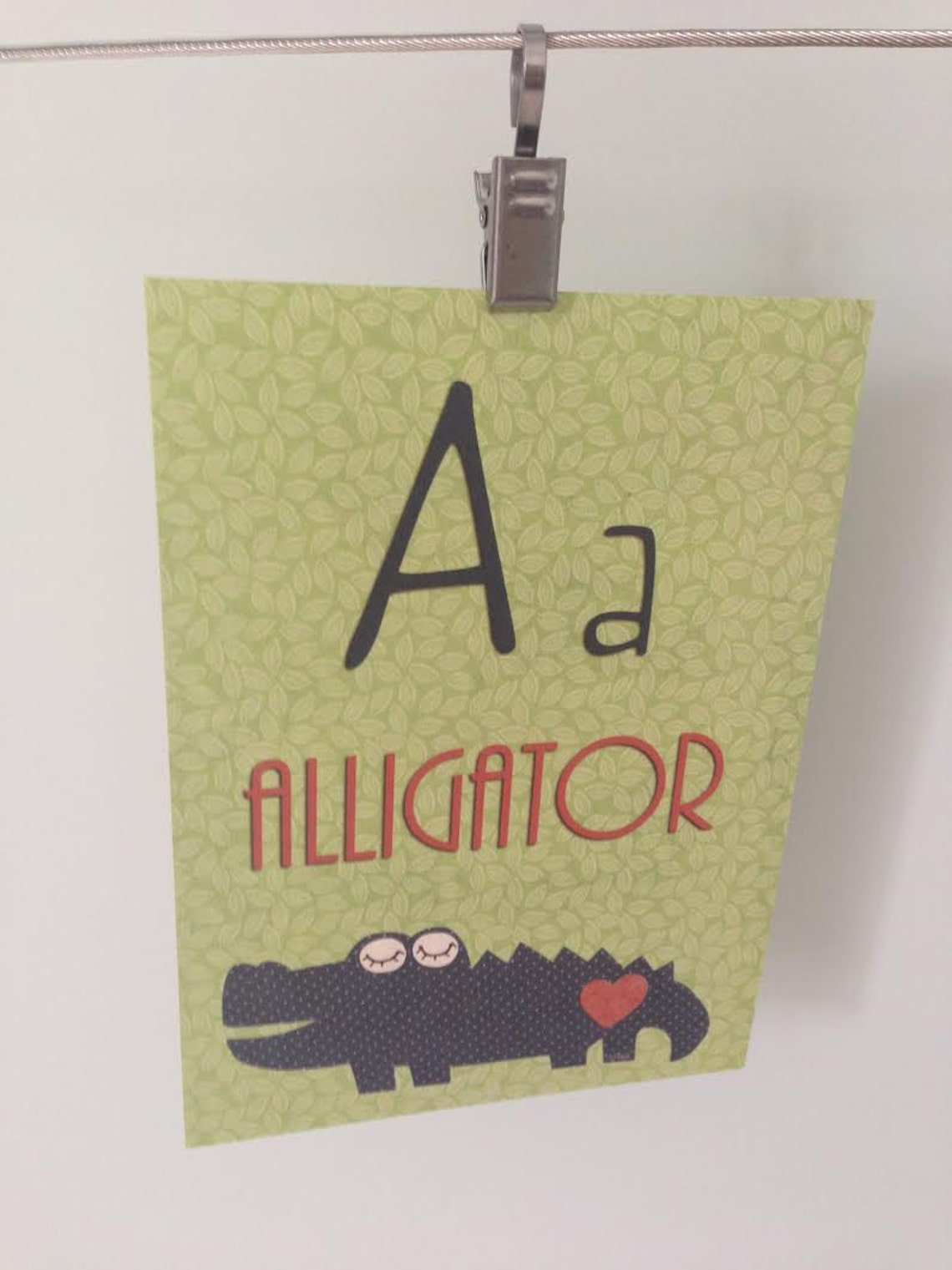 Alphabet Cards A to Z Animal Alphabet Card Set Nursery Wall - Etsy Canada