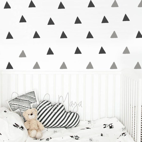 Triangle Wall Decal - Etsy