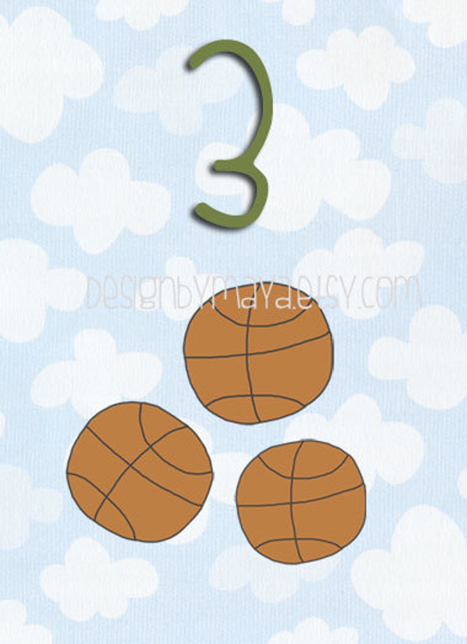 Cards Numbers Count to 10 Boy Numbers Card Set Nursery Wall | Etsy