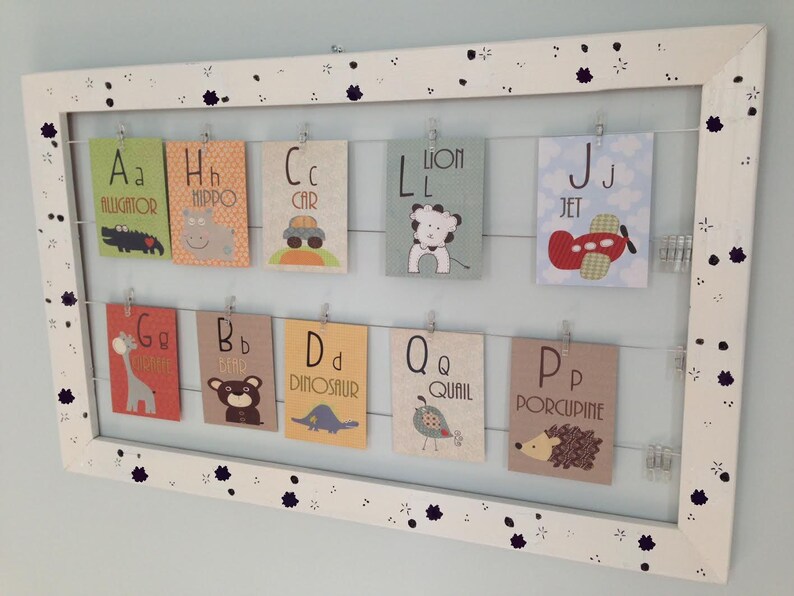 Alphabet Cards A to Z Animal Alphabet Card Set Nursery Wall | Etsy