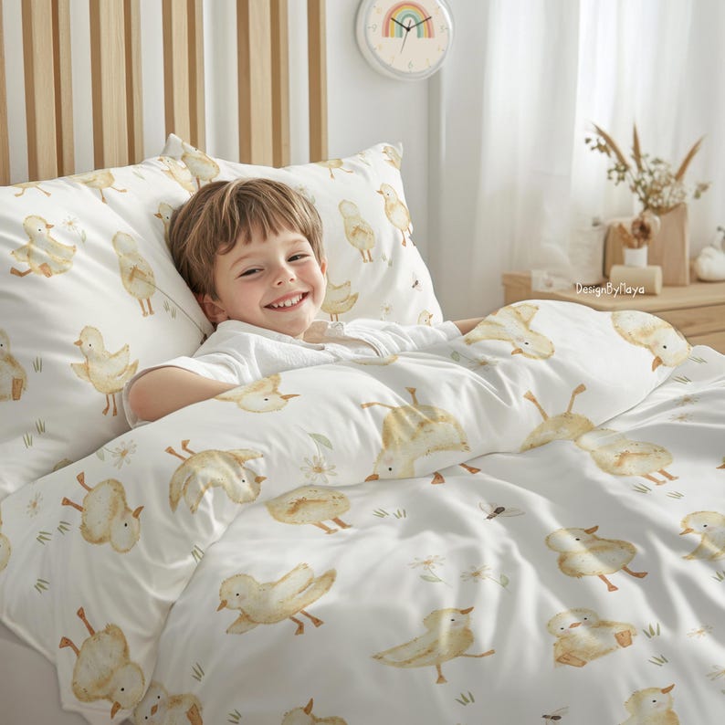 Vintage Farm Animal Duvet: Countryside Bedding, Microfiber Comforter - Etsy