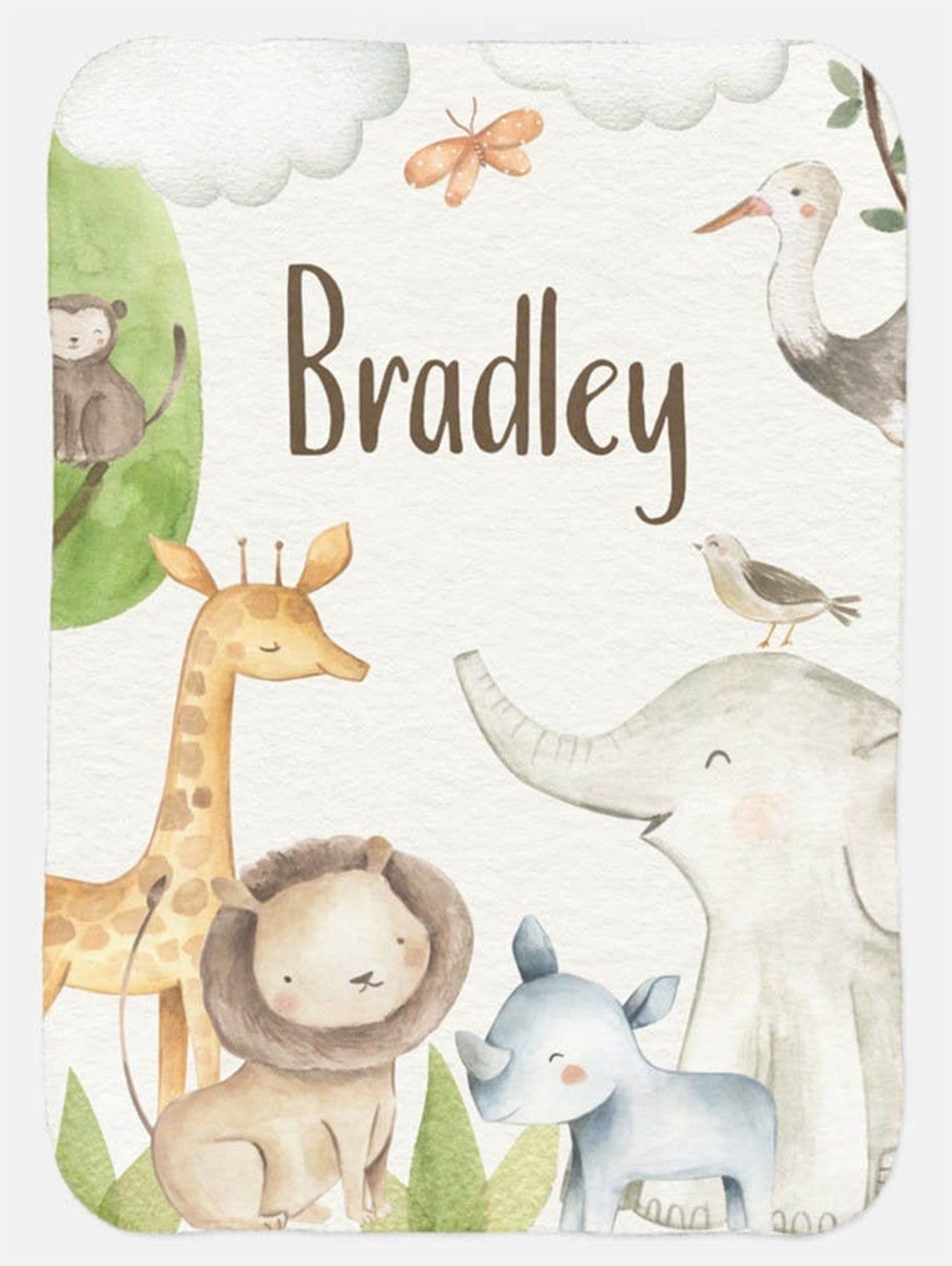 Dino Map Nursery Blanket Baby Dino Blanket Baby Animals - Etsy