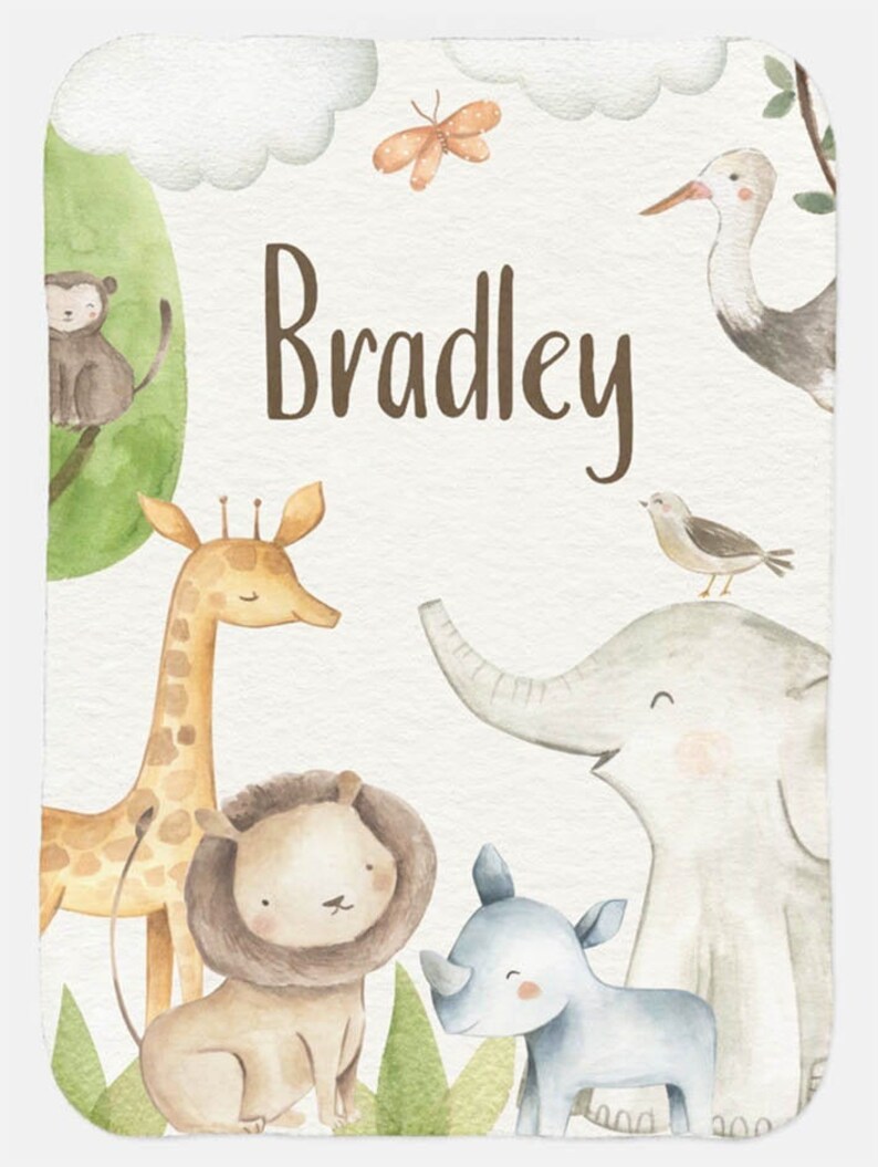 Dino Map Nursery Blanket Baby Dino Blanket Baby Animals | Etsy