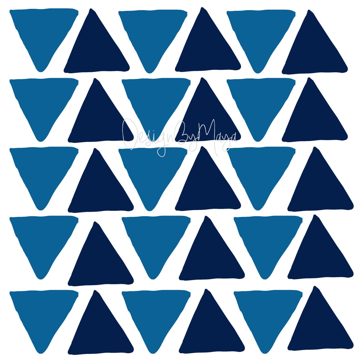 Triangle stickers Nursery Wall Decals Geometric decals | Etsy