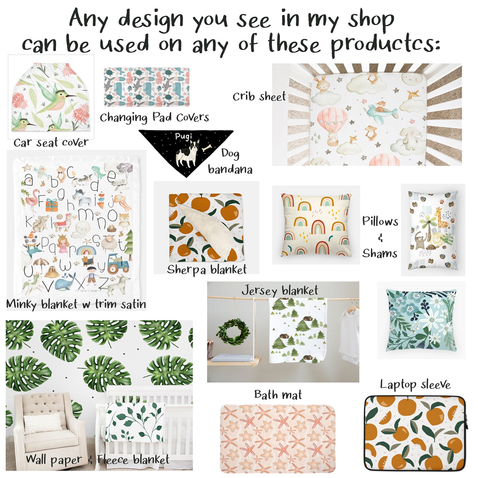 Kids Bath Mat Woodland Bath Mat Forest Bath Mat Bathroom | Etsy