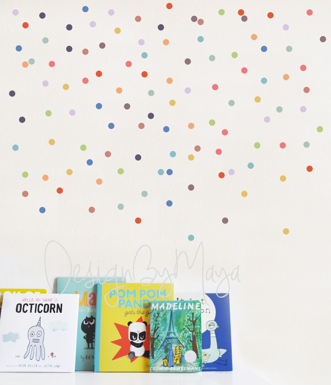 Mini Confetti Polka Dots, Wall Decals Kids Room, Nursery Wall Decal ...