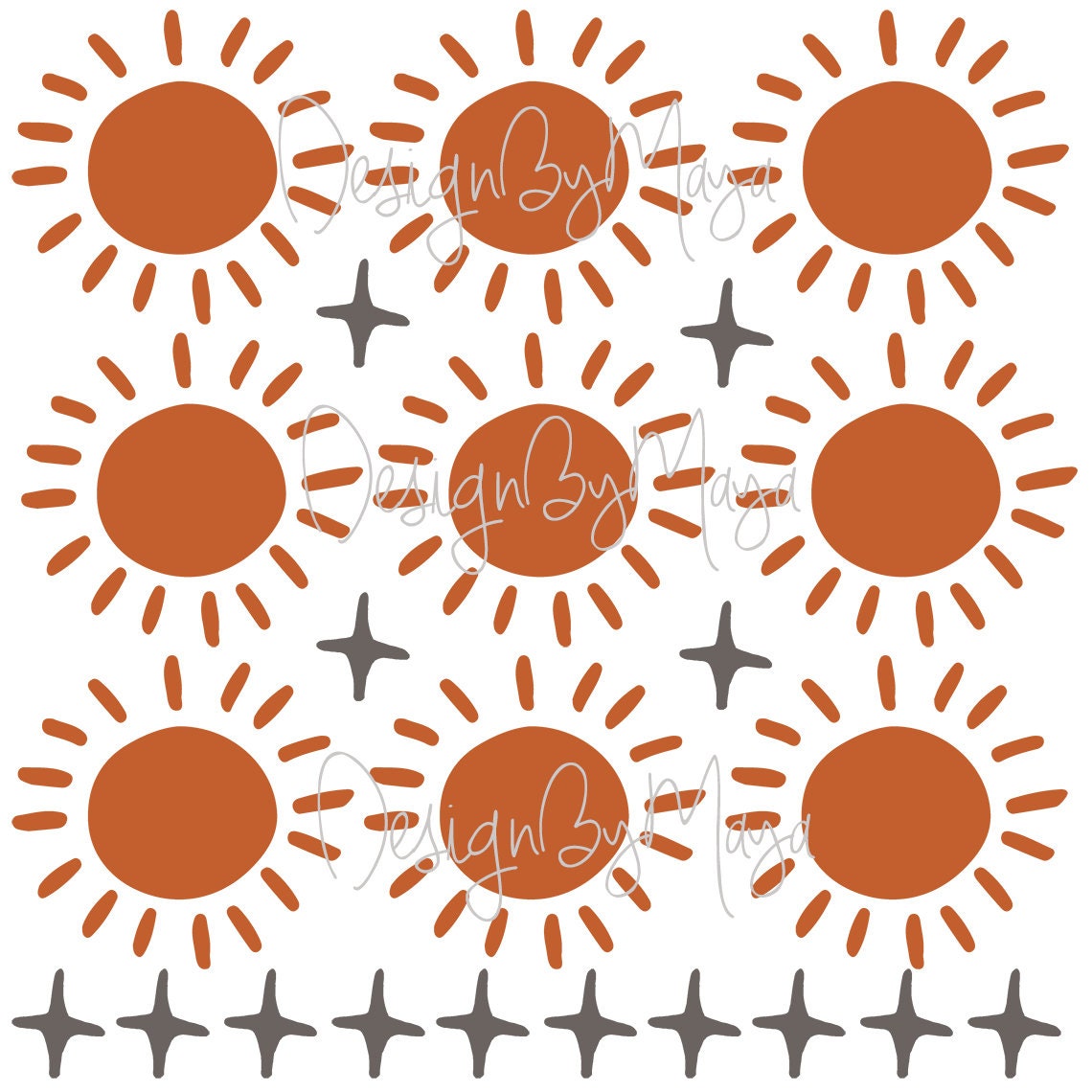Sun Decals Sun Wall Stickers Boho Design Southern Decor - Etsy