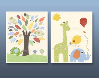 Baby Nursery Art Decor nursery art print kids room...Rainbow