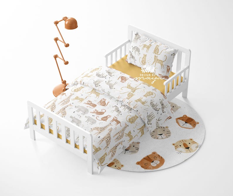 Jungle Animals Twin Bedding Set: Safari, Farm, Whales, Zebra, Tiger ...