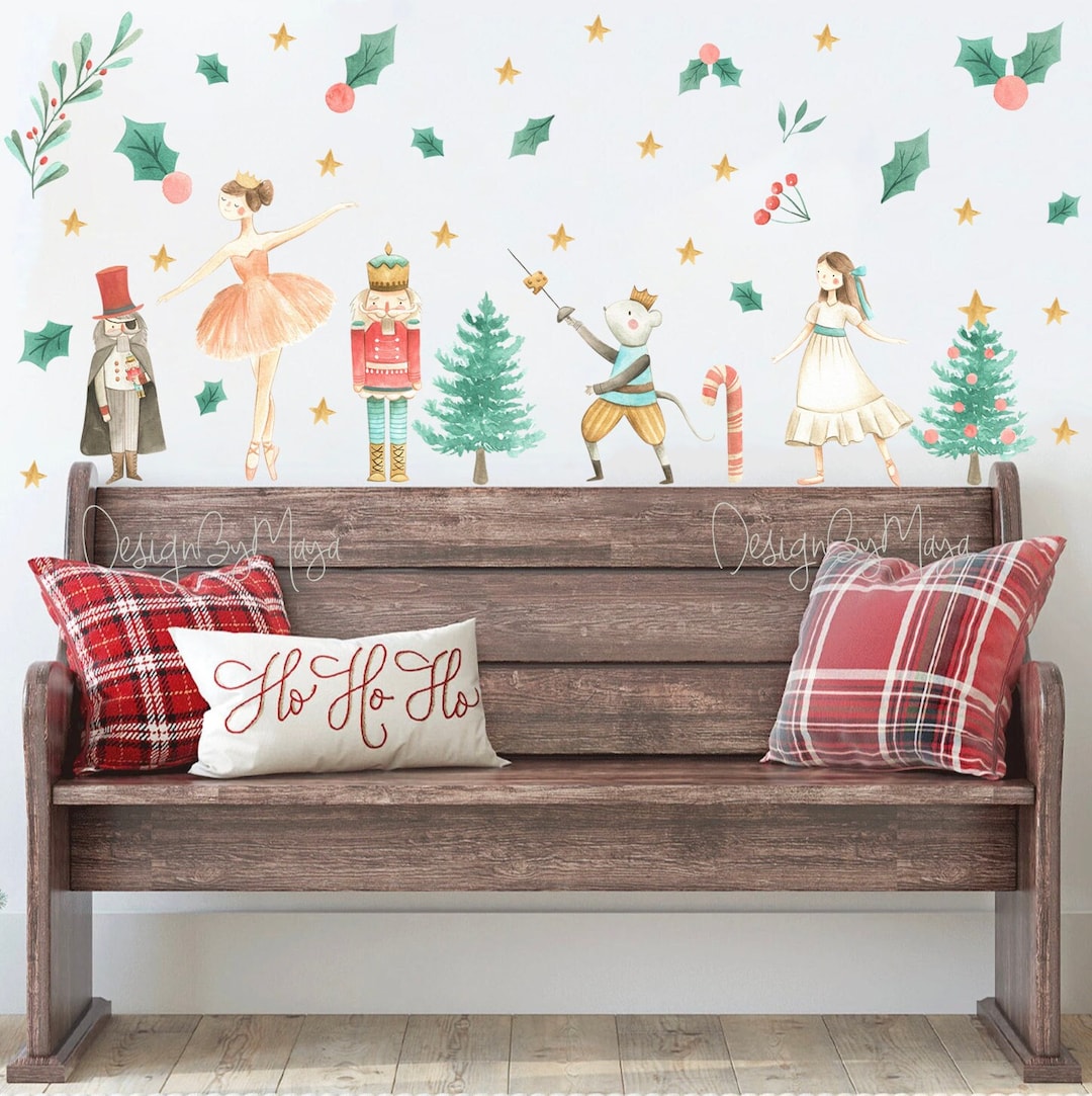 The Nutcrackers Decals, the Nutcracker Kids Room, Christmas Home Decor ...