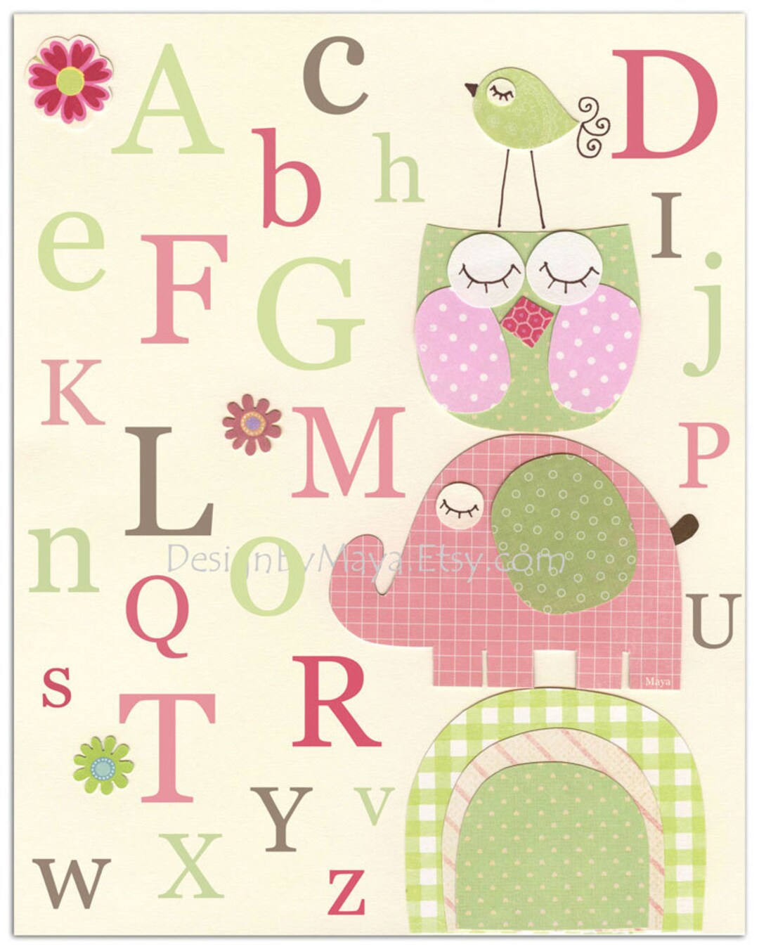 Nursery Letters, Nursery Alphabet Letters, Wall Letters for Nursery ...