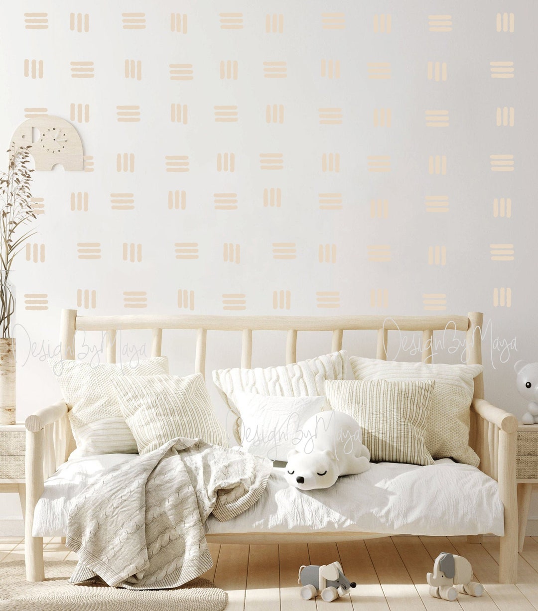 Line Stickers Lines Fabric Decals Confetti Stickers Modern Wall Decal ...