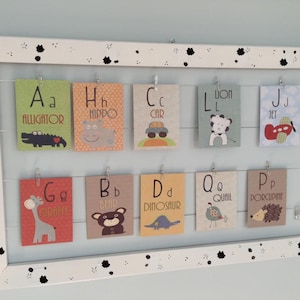 Alphabet Cards, A to Z, Animal Alphabet Card Set, Nursery Wall Cards ...