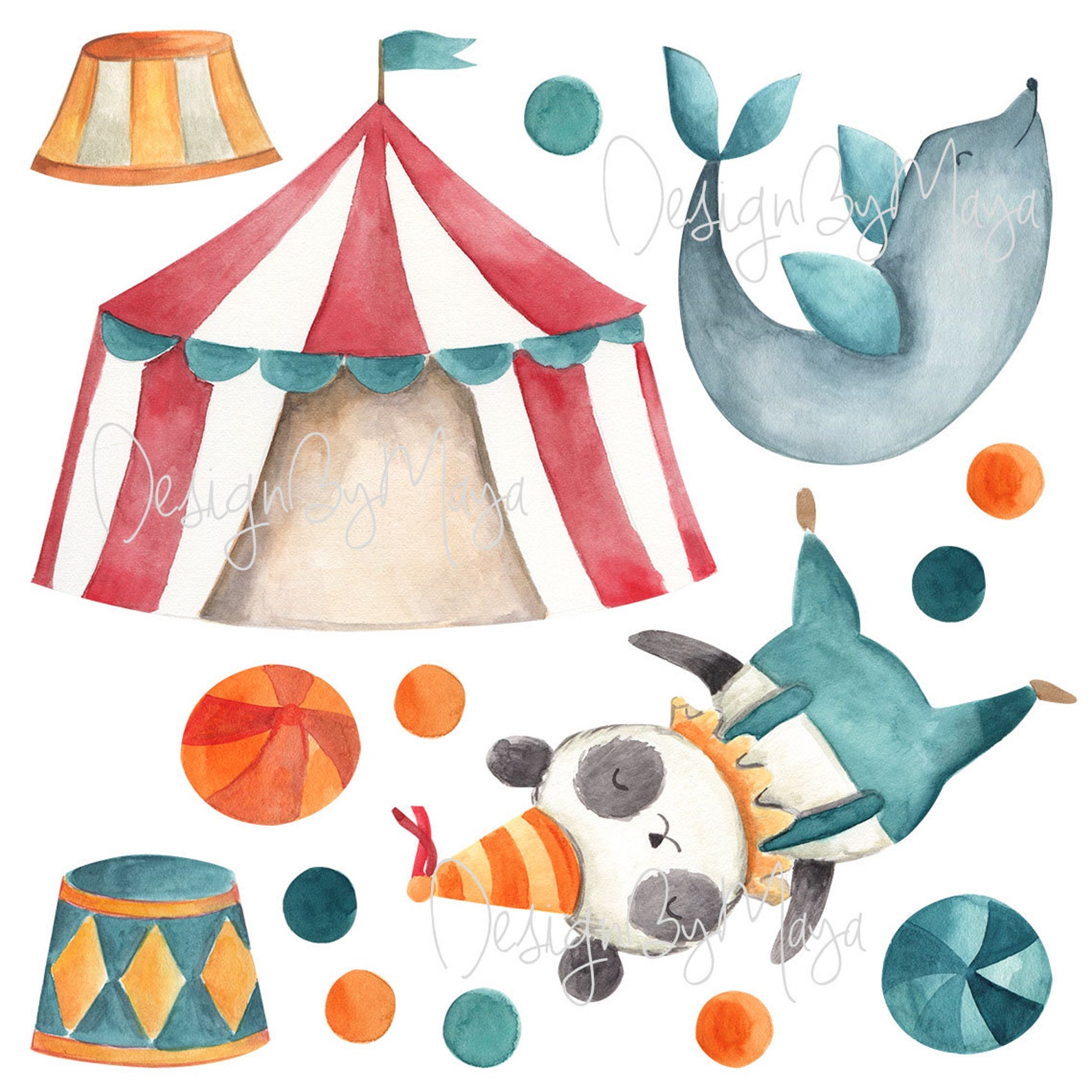 Circus Nursery Circus Decals Nursery Wall Decals Circus | Etsy