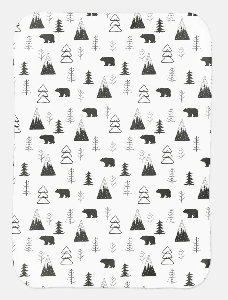 World Map Nursery Baby Animals Blanket Baby Animals Nursery | Etsy