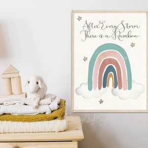Kids Room Wall Art, Play Room Decor, Rainbow Print, Baby Room Decor ...