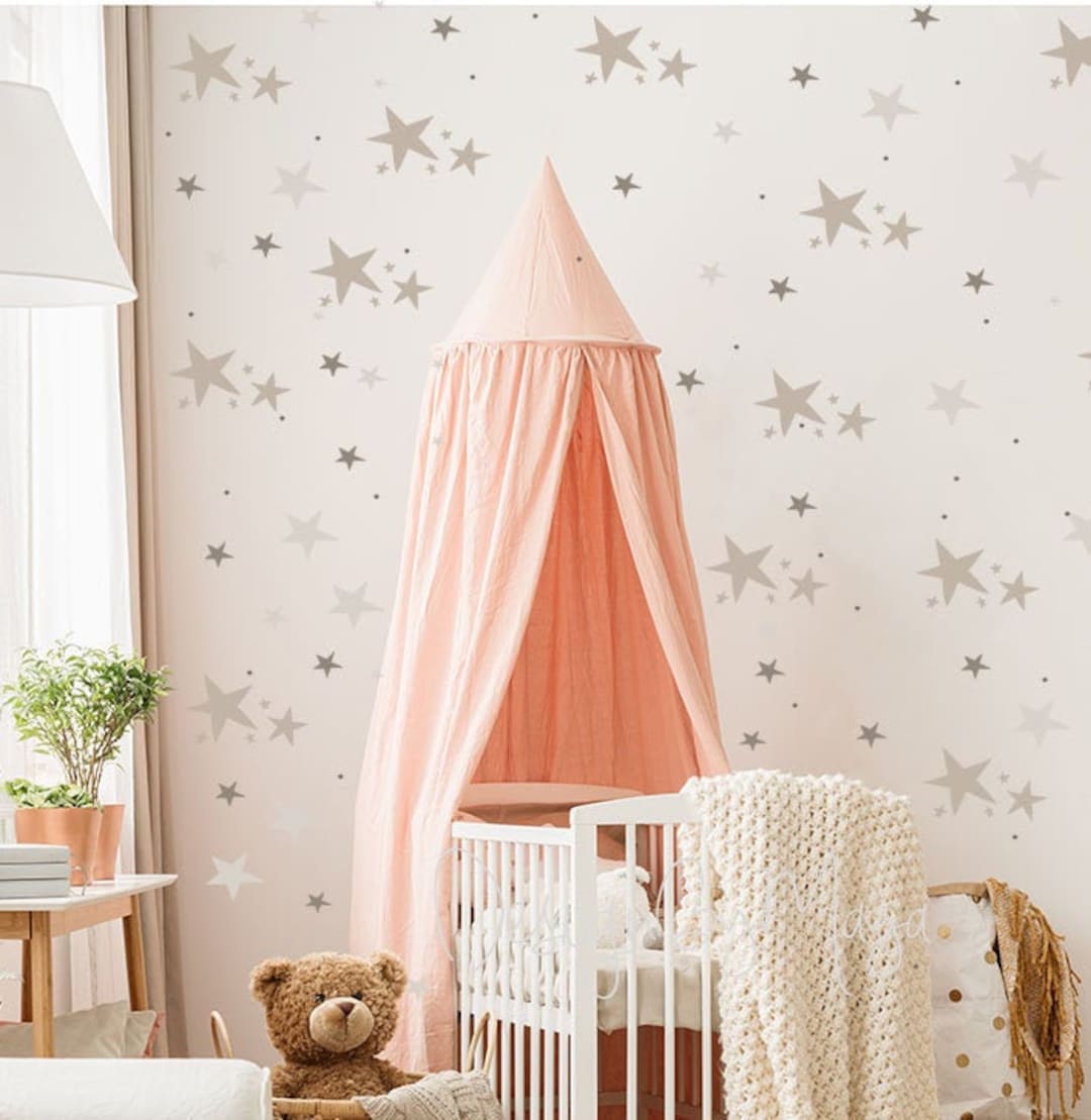 Stars Decals Kids Room Nursery Decal Baby Decor Clouds and Stars ...