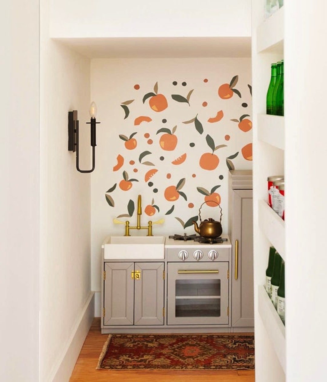 Fabric Citrus Wall Decals: Boho Nursery Decor - Etsy