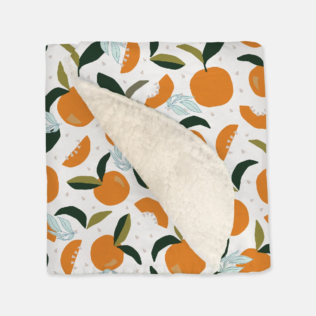 Clementine Nursery, Boho Style Retro Baby Clementine Blanket Minky ...
